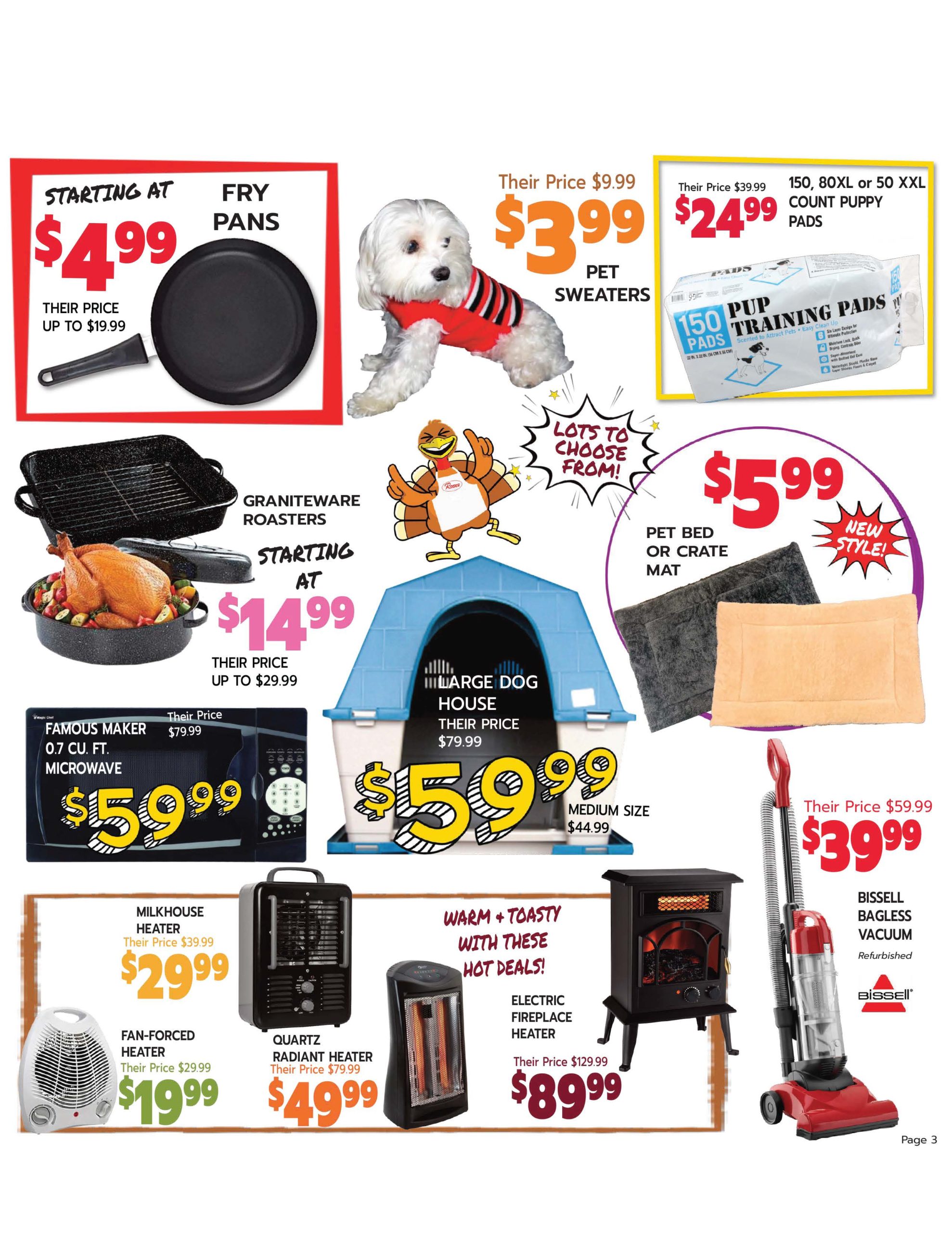 Current Monthly Specials Circular from your local Roses Discount Store