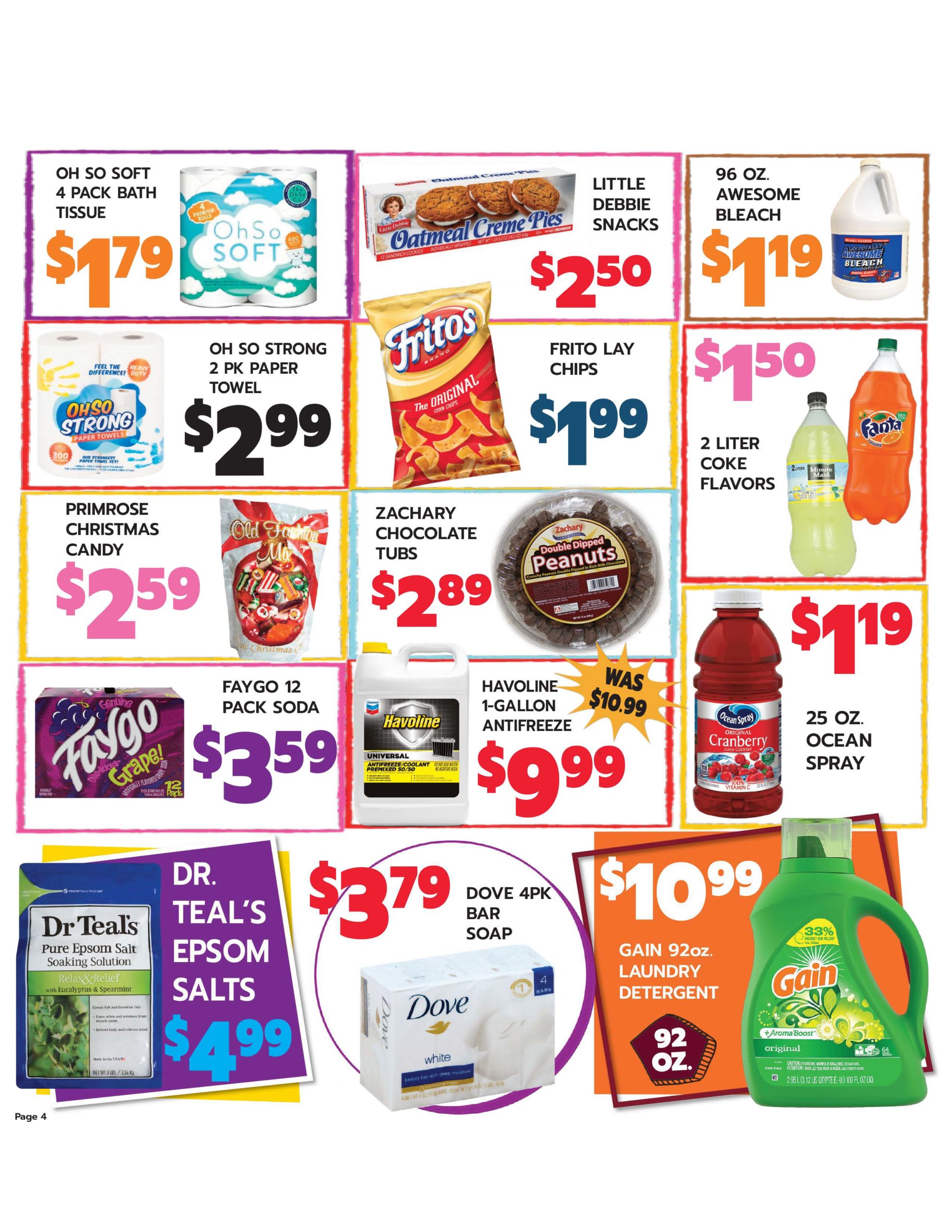 Current Monthly Specials Circular from your local Roses Discount Store