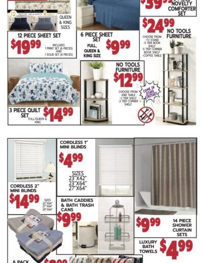 Current Monthly Specials Circular from your local Roses Discount Store